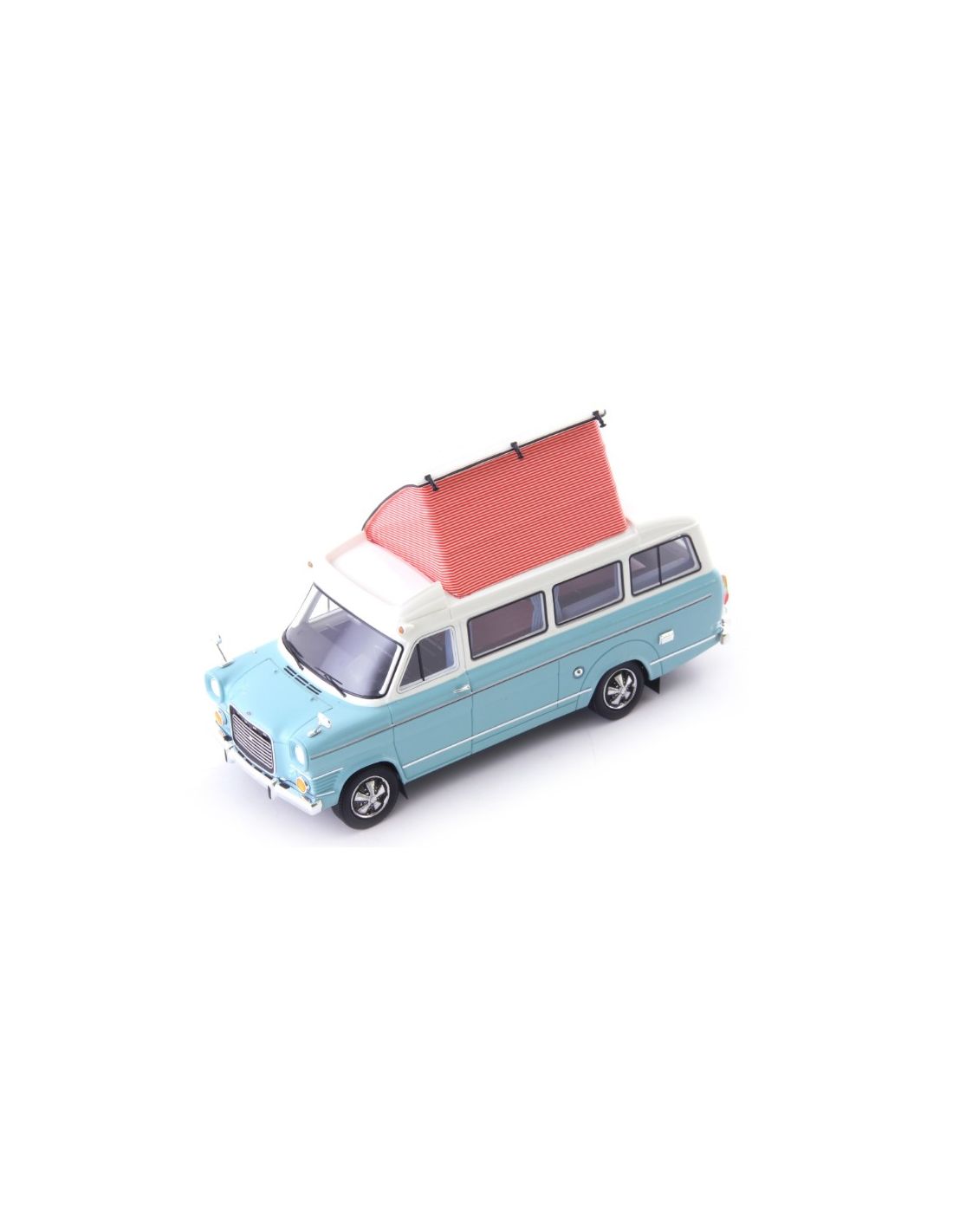 AUTOCULT ATC09020 FORD TRANSIT MK1 CAMPER 1973 LIGHT BLUE 1:43 Modellino
