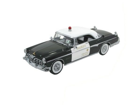 Signature Models 68642 CHRYSLER IMPERIAL POLICE 1955 1/18 Modellino