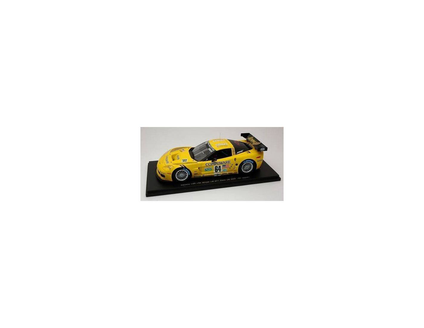 Spark Model S2401 CORVETTE C 6 R N.64 LM 2005 1:24 Modellino