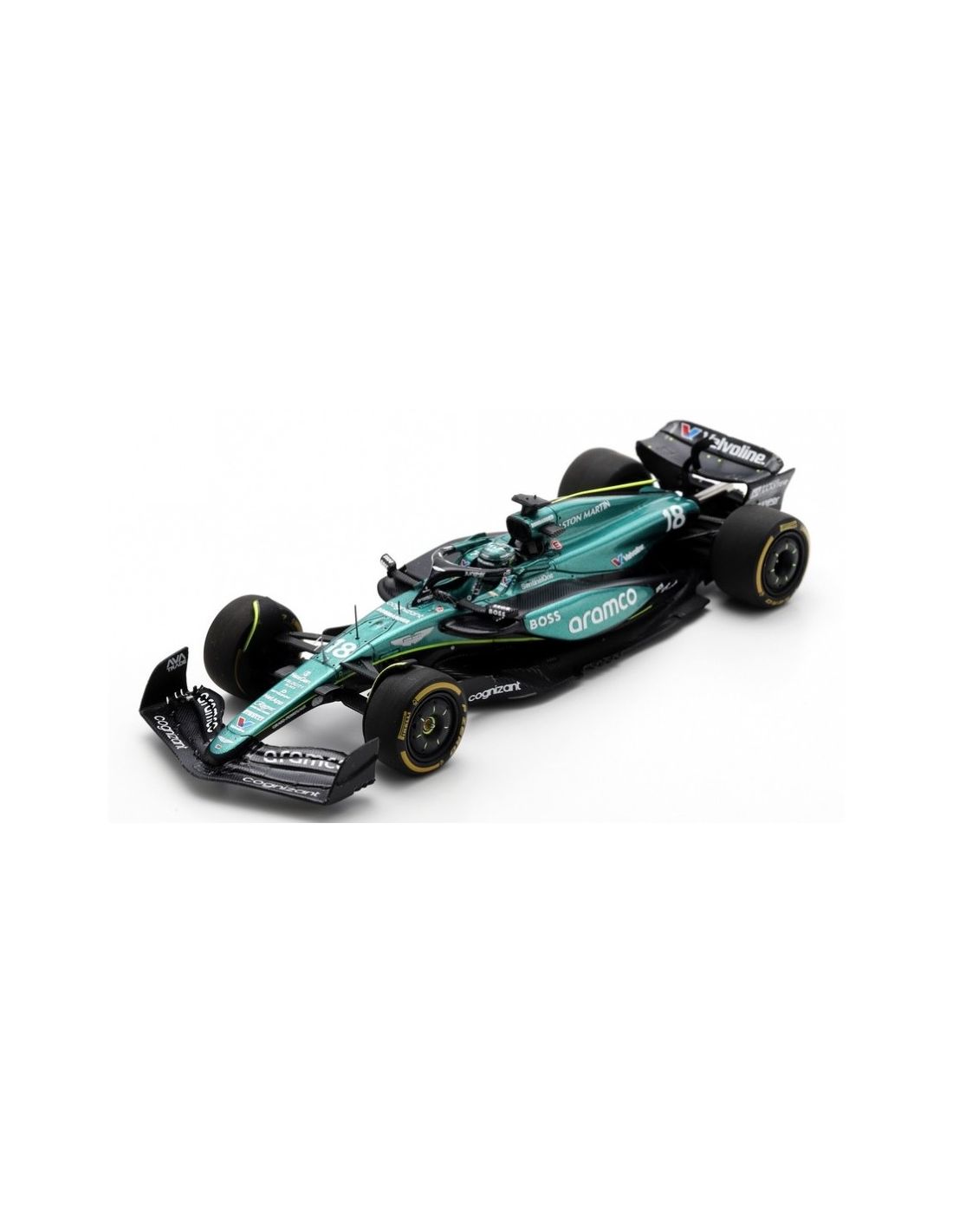 SPARK MODEL S9530 ASTON MARTIN ARAMCO F1 TEAM AMR24 N.18 SAUDI ARAB.GP ...