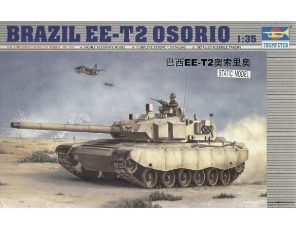 TRUMPETER 00333 BRASIL EE-T1 OSORIO TANK Modellino