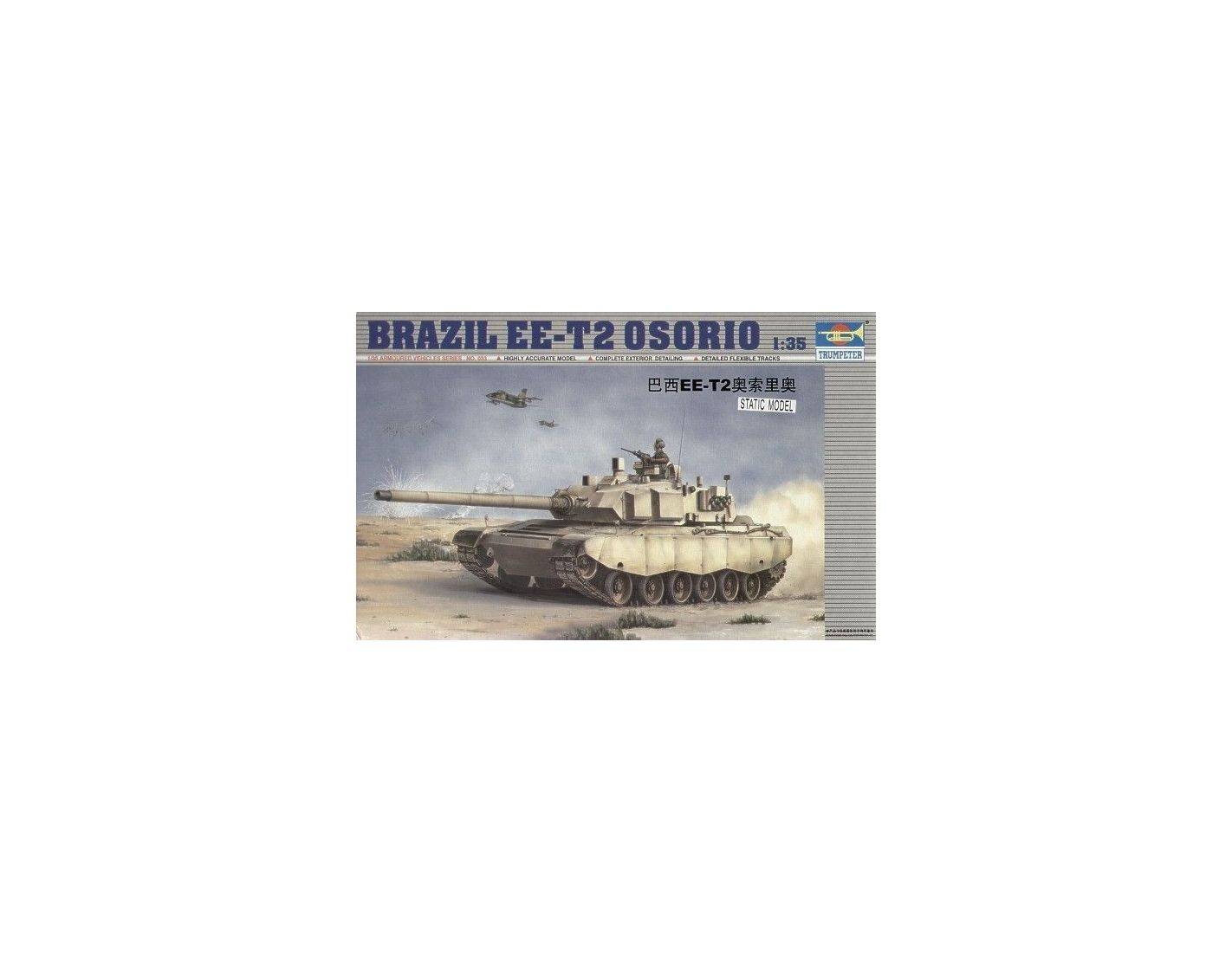 TRUMPETER 00333 BRASIL EE-T1 OSORIO TANK Modellino