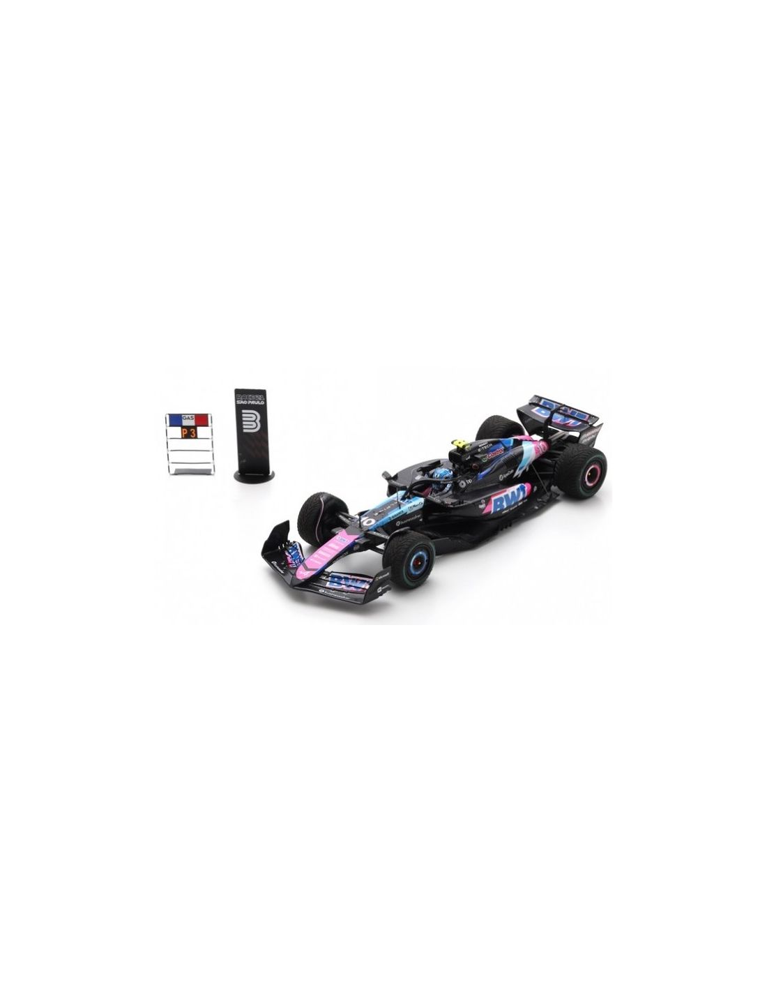 SPARK MODEL S9552 ALPINE A524 BWT N.10 3rd BRAZIL GP 2024 PIERRE GASLY 1:43 Modellino