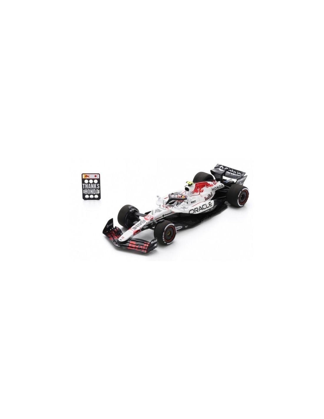 SPARK MODEL S9595 RED BULL RACING RB21 N.22 JAPAN GP 2025 Y.TSUNODA W/PIT BOARD 1:43 Modellino
