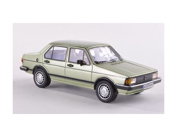 Neo Scale Models NEO43647 VW JETTA I 4 DOOR 1980 LIGHT GREEN 1:43 Modellino