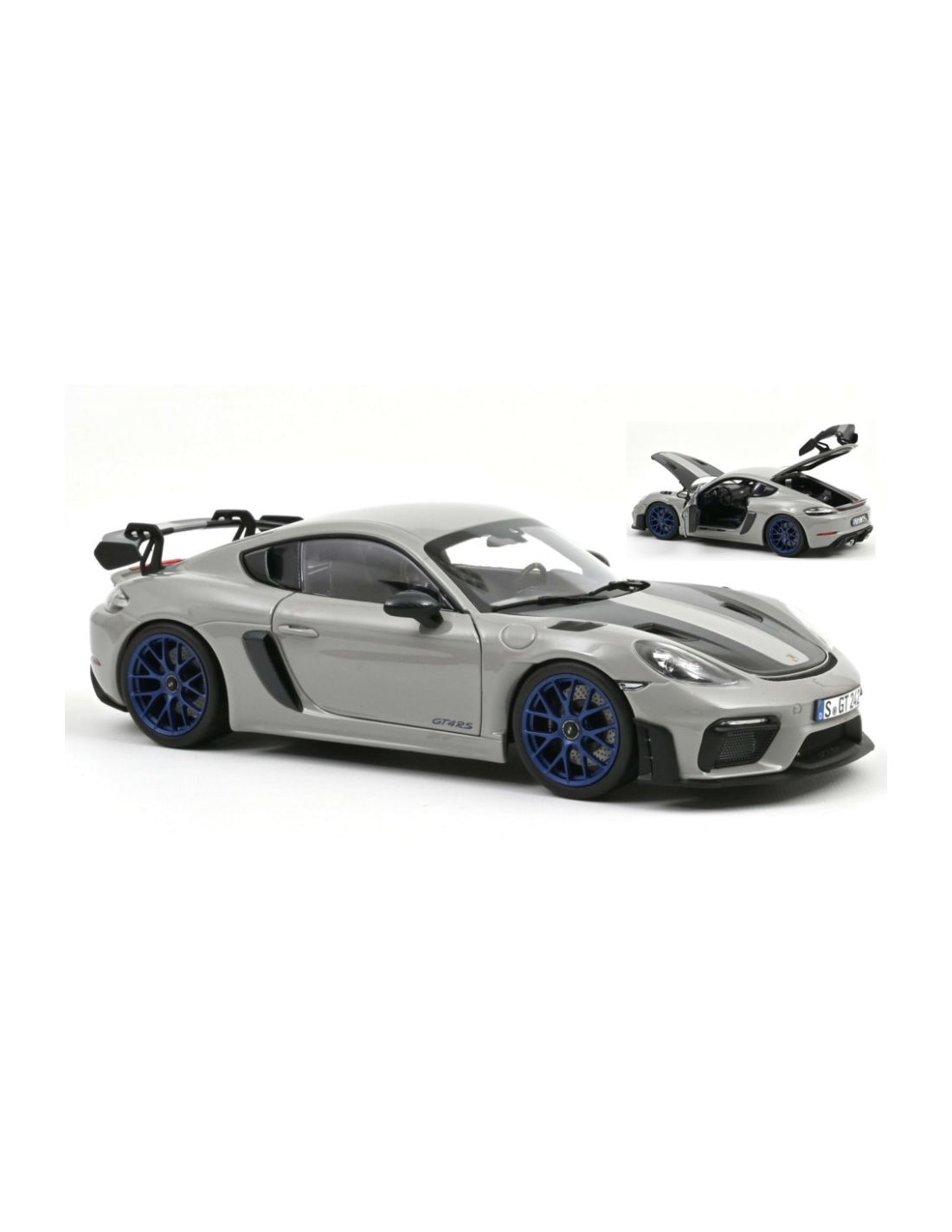 NOREV NV187253 PORSCHE CAYMAN GT4 RS W/WEISSACH PACK 2023 CHALK 1:18 ...