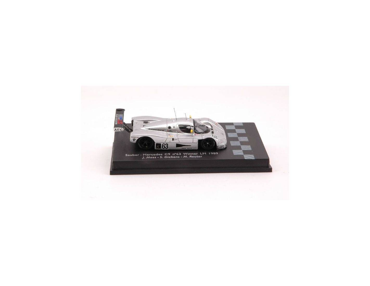 Spark Model S87LM89 SAUBER C 9 N.63 WINNER LM'89 1:87 Auto Competizione ...