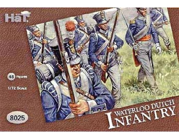 Hat HAT8025 FANTERIA OLANDESE 1815 KIT 1:72 Modellino