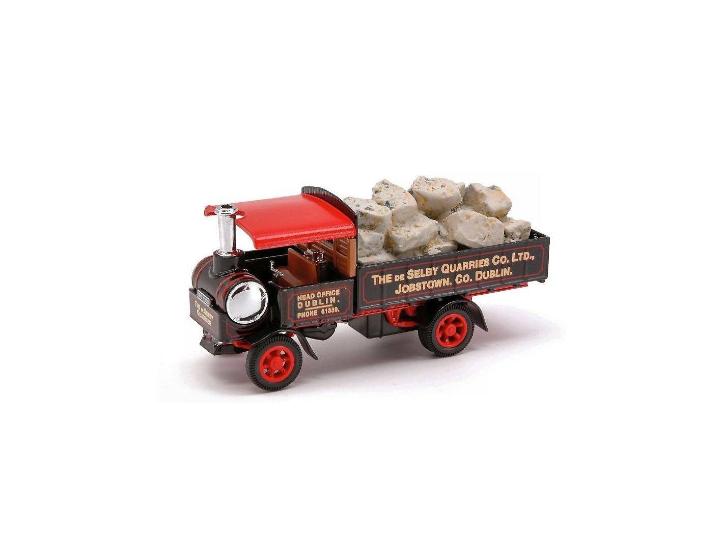 Matchbox MXYAS02 FODEN STEAM C/CARBONE cm 10,5 Modellino