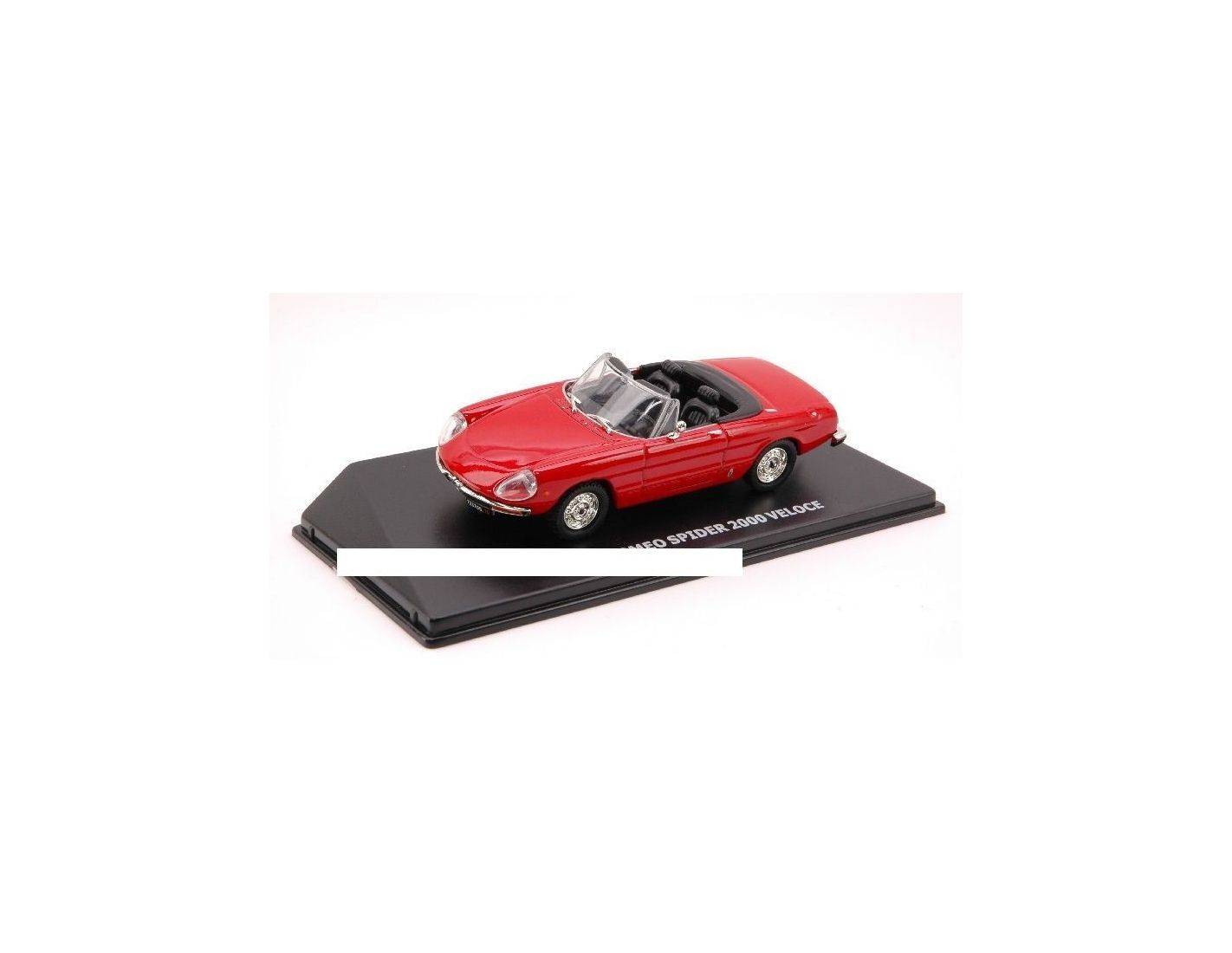 Matchbox MXC20011 ALFA ROMEO SPIDER VELOCE 1969 RED 1:43 Modellino