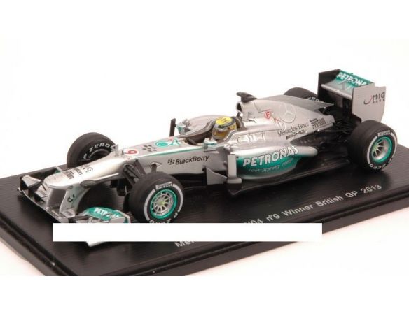 Spark Model S3070 MERCEDES W04 N.ROSBERG 2013 N.9 WINNER BRITISH GP 1: ...