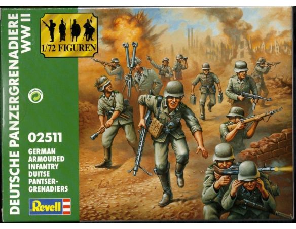 Revell 02511 Deutsche Panzergrenadiere Figuren 1/72 Modellino