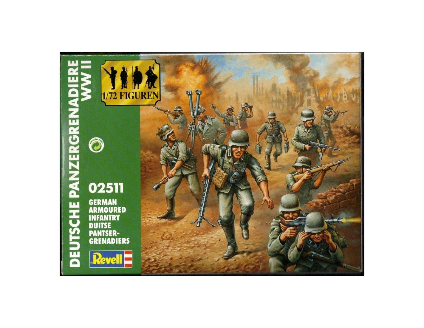 Revell 02511 Deutsche Panzergrenadiere Figuren 1/72 Modellino
