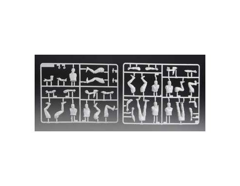 Tamiya 89608 PIT CREW SET 7 FIGURES KIT 1:20 Modellino