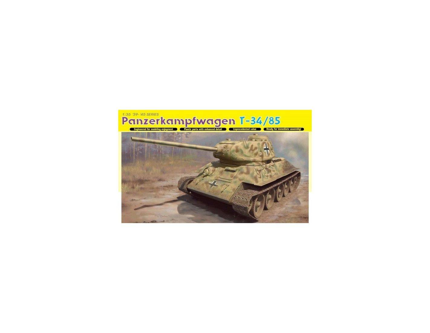 Dragon D6759 PANZERKAMPFWAGEN T-34/85 KIT 1:35 Modellino