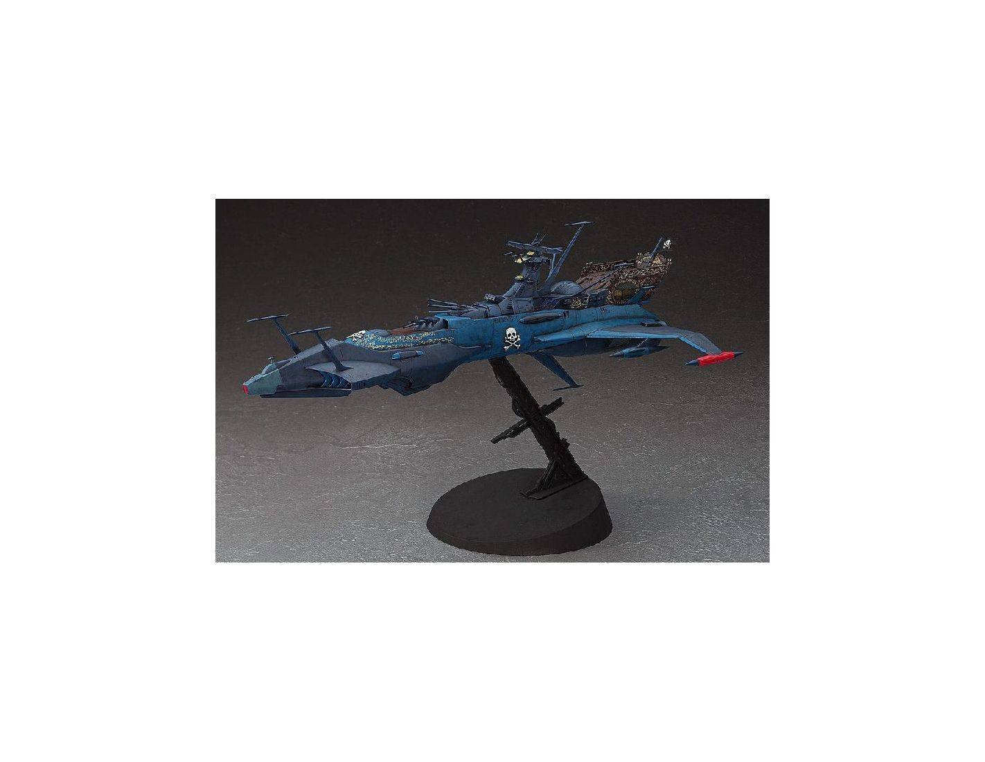 Hasegawa HG64712 CAPTAIN HARLOCK SPACE PIRATE SHIP KIT 1:1500 Modellino