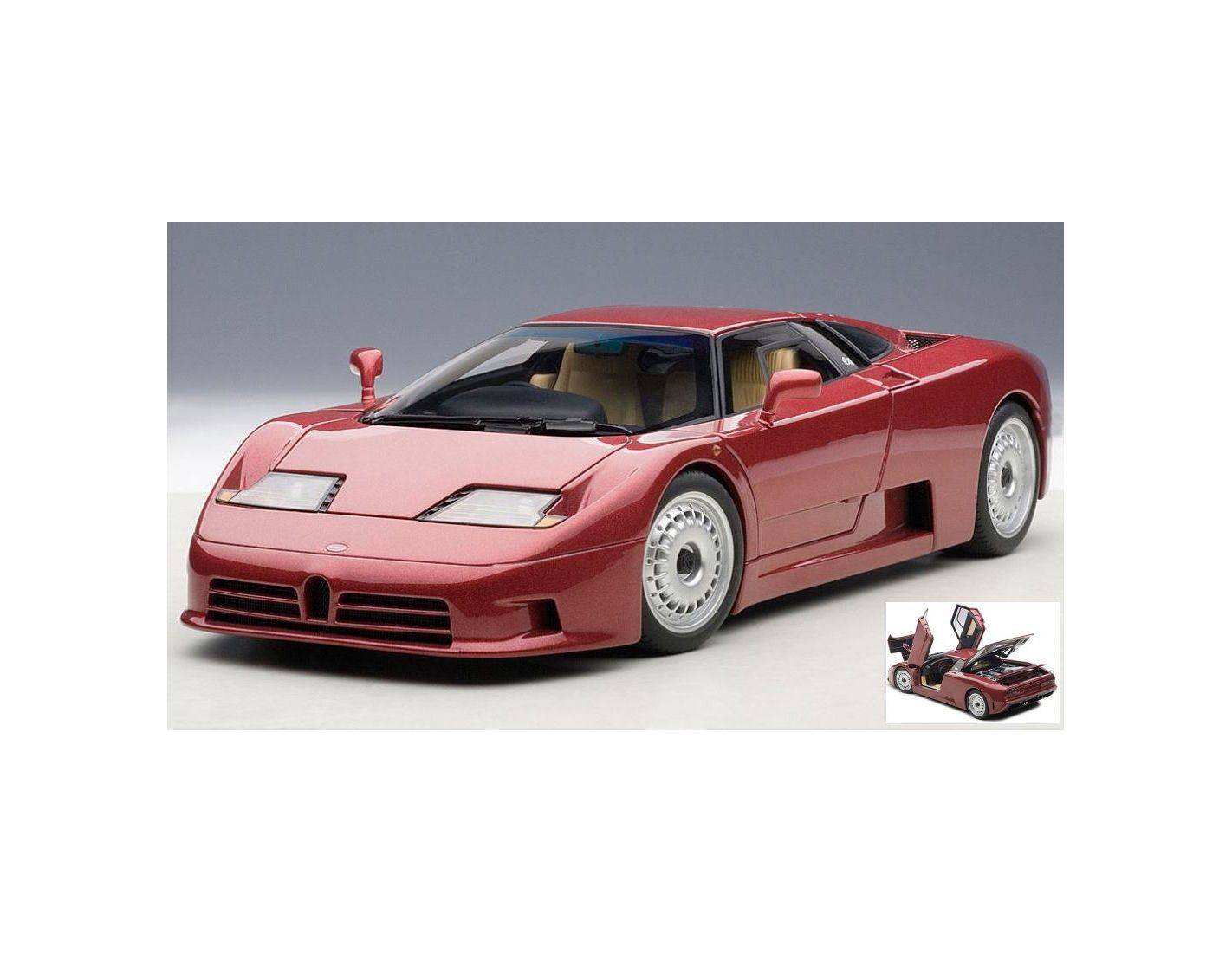 Auto Art / Gateway AA70977 BUGATTI EB110 GT 1995 RED 1:18 Modellino