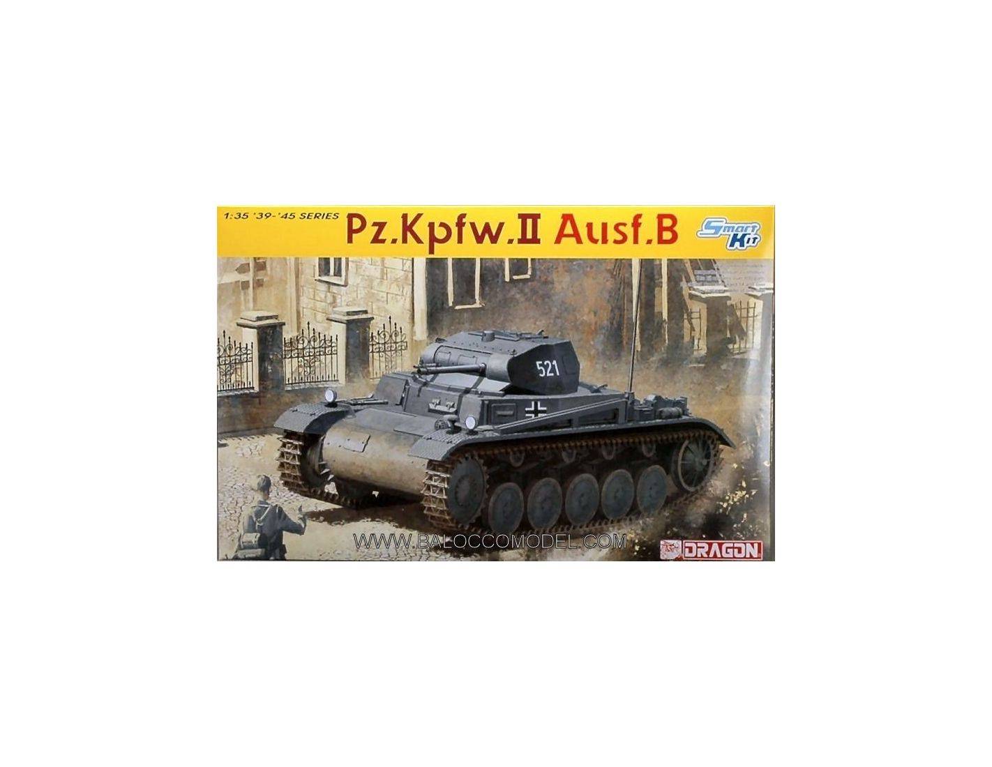 Dragon D6572 PZ KPWF II AUSF B KIT 1:35 Modellino