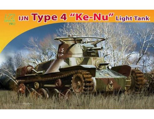 Dragon D7404 IJA TYPE 4 KE-NU LIGHT TANK KIT 1:72 Modellino