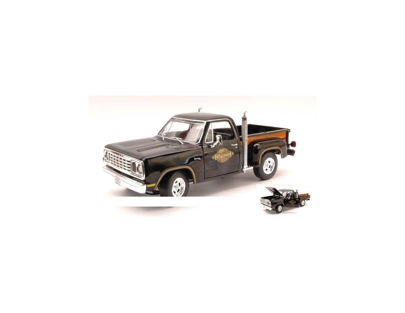 Auto World AMM1016 DODGE MIDNITE EXPRESS TRUCK 1978 BLACK 1:18 Modellino