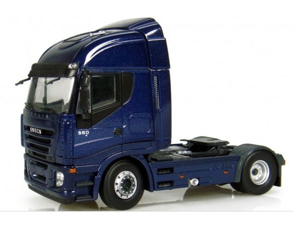 Universal Hobbies UH5673 IVECO STRALIS TRUCK BLUE 1:50 Modellino