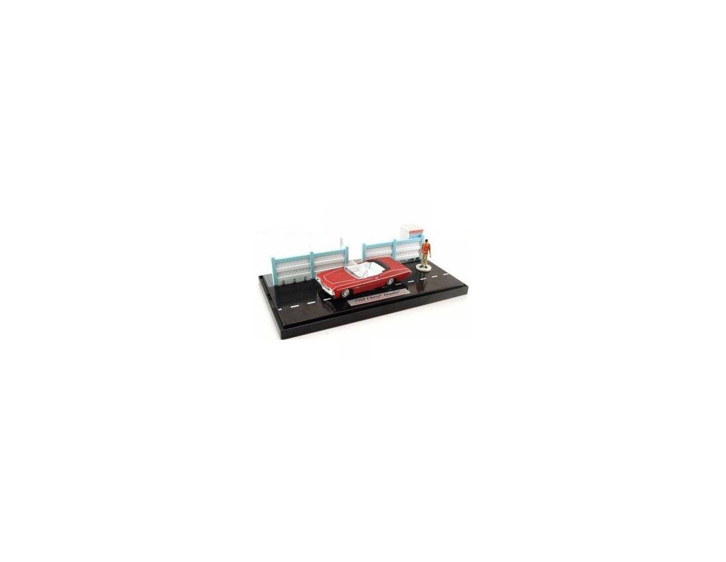 Jada 90457 CHEVY IMPALA+FIGURE SCARFACE'68 1/64 Modellino