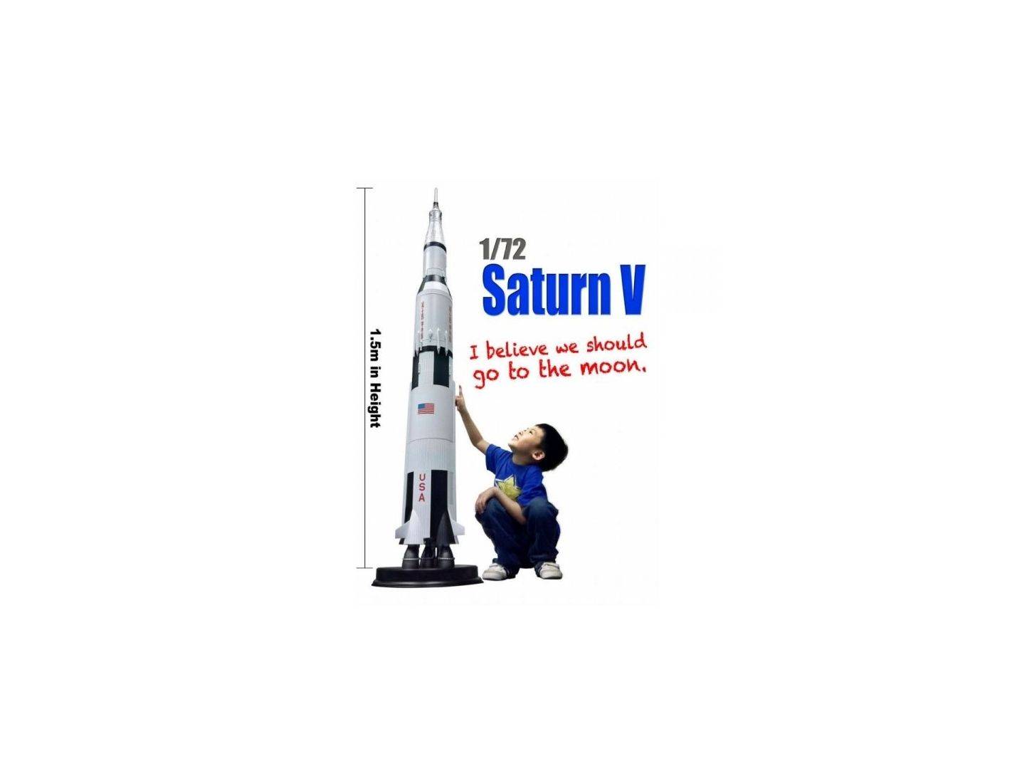DRAGON SPACE COLLECTION 50402 SATURN V Modellino