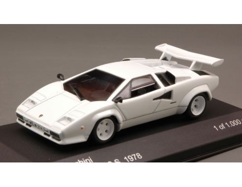 White Box WB053 LAMBORGHINI COUNTACH LP400 S 1978 WHITE 1:43 Modellino
