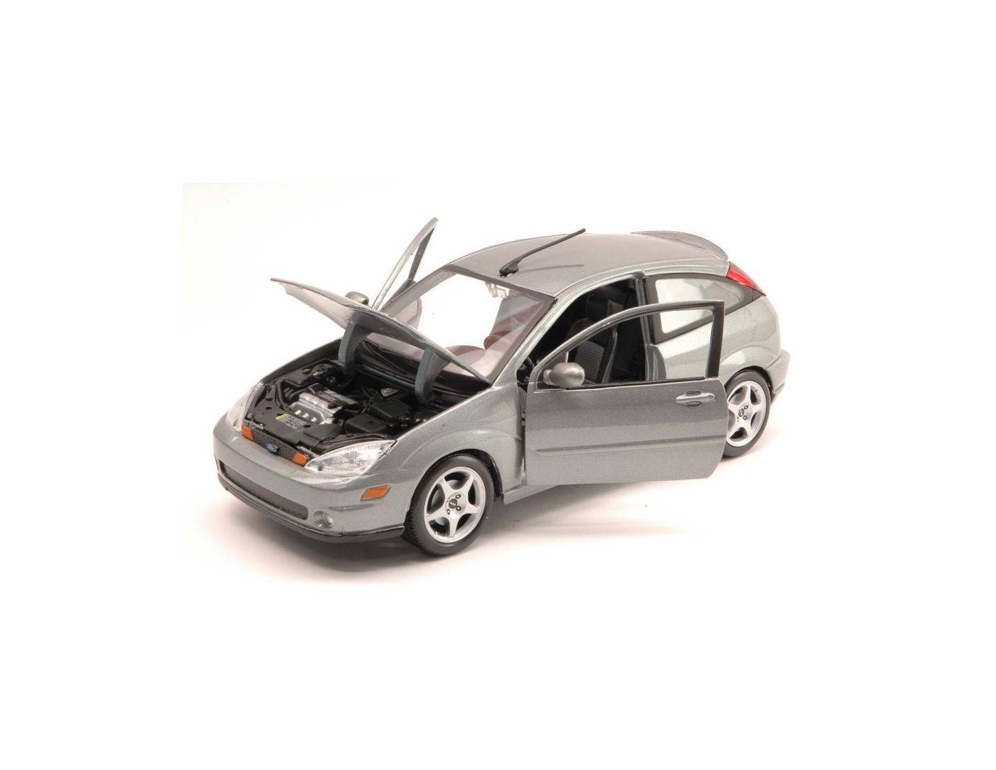 Bburago BU22091S FORD FOCUS SVT 2004 SILVER 1:24 Modellino