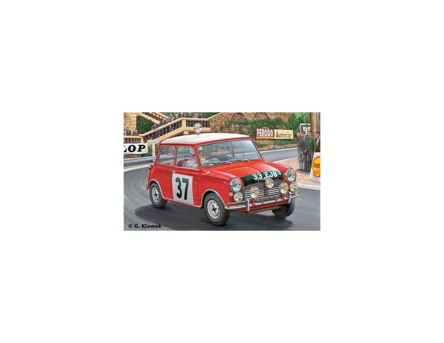 Revell RV07064 MINI COOPER RALLY N.37 WINNER MONTE CARLO 1964 HOPKIRK ...