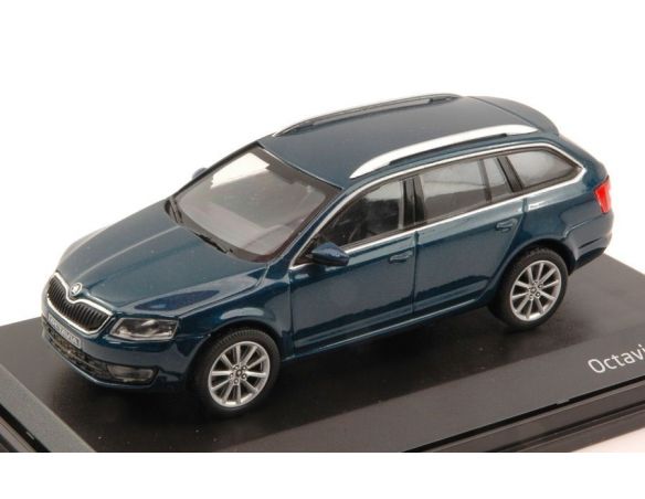 Abrex AB027KJ SKODA OCTAVIA III COMBI 2013 LAVA BLUE METALLIC 1:43 ...