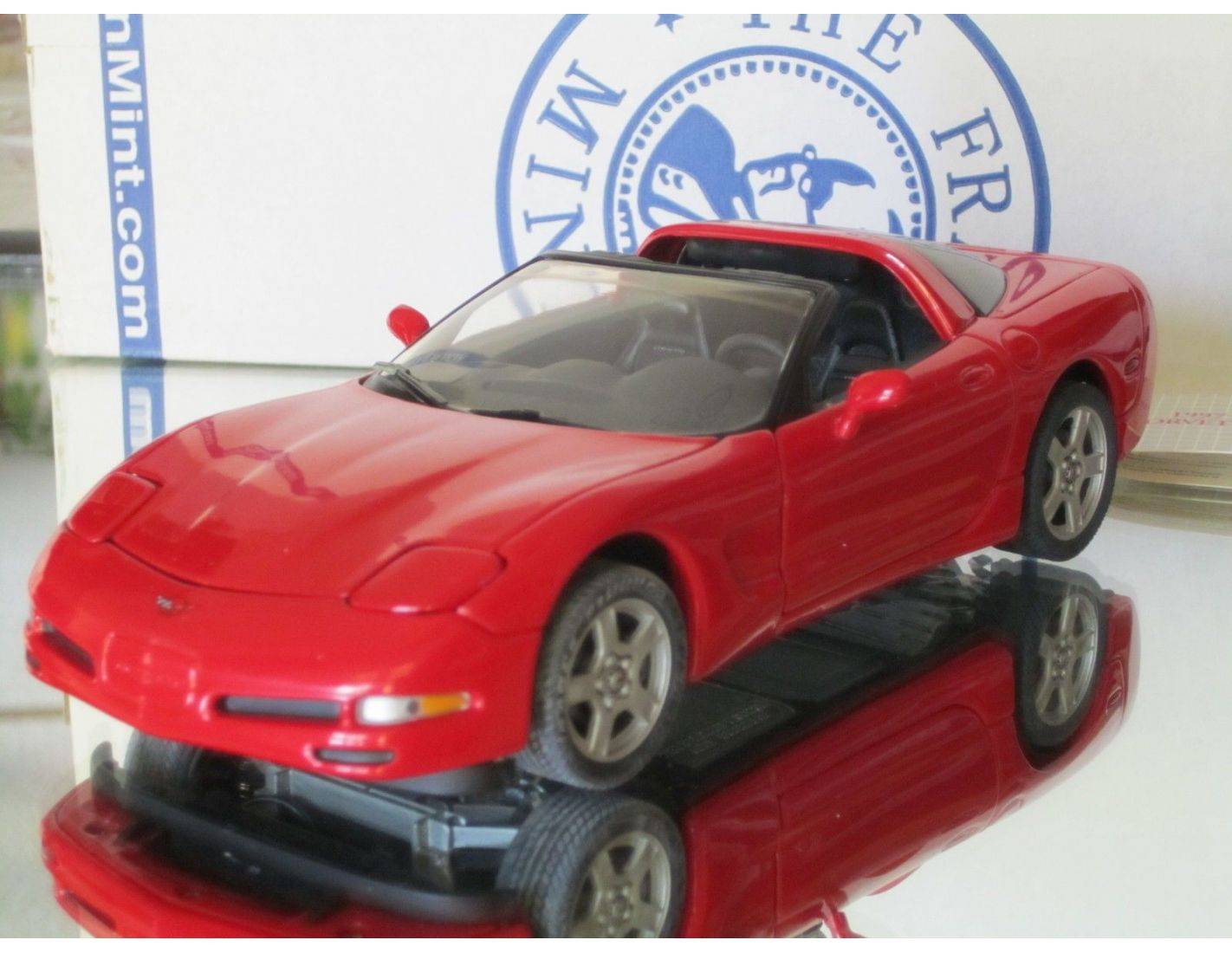 Franklin Mint B11WW95 Corvette Coupè Red 1997 1:24 Modellino