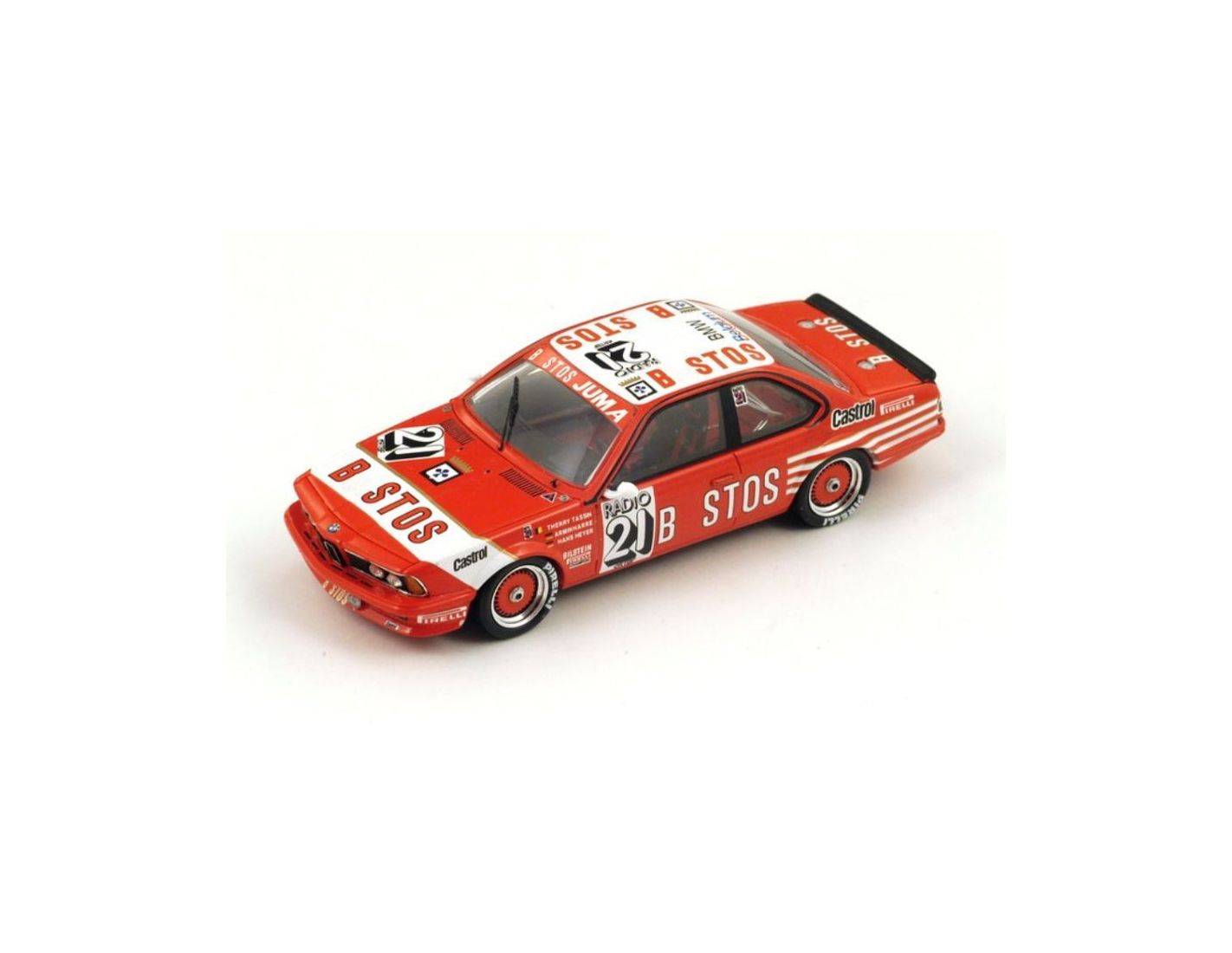 Spark Model SB064 BMW 635 CSi N.21 WINNER 24 H SPA 1983 TASSIN-HAHNE ...