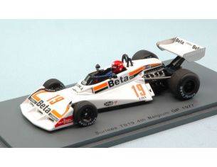 Spark Model S4857 SURTEES TS19 V.BRAMBILLA 1977 N.19 4th BELGIUM GP 1: ...