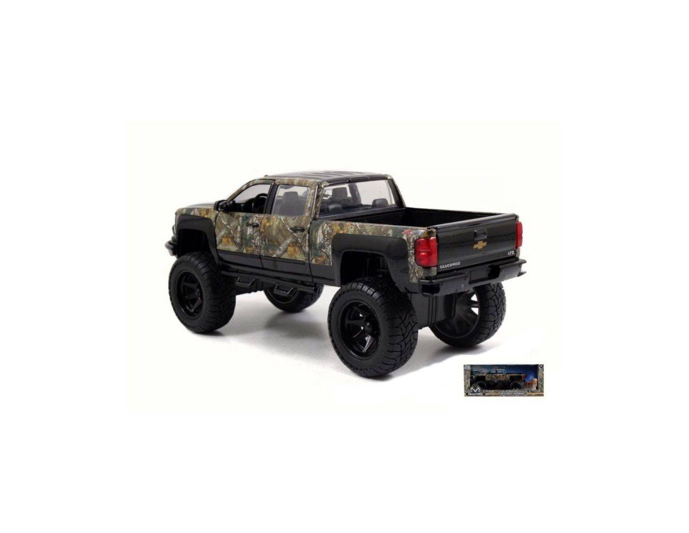 JADA TOYS JADA97144 REALTREE CHEVY SILVERADO 2014 W/DOG CAMOUFLAGE ...