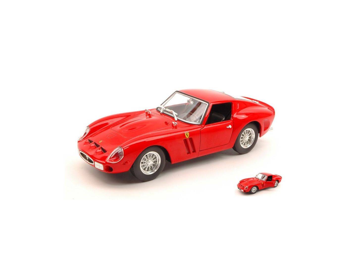 BBURAGO BU26018 FERRARI 250 GTO 1962 RED 1:24 Modellino