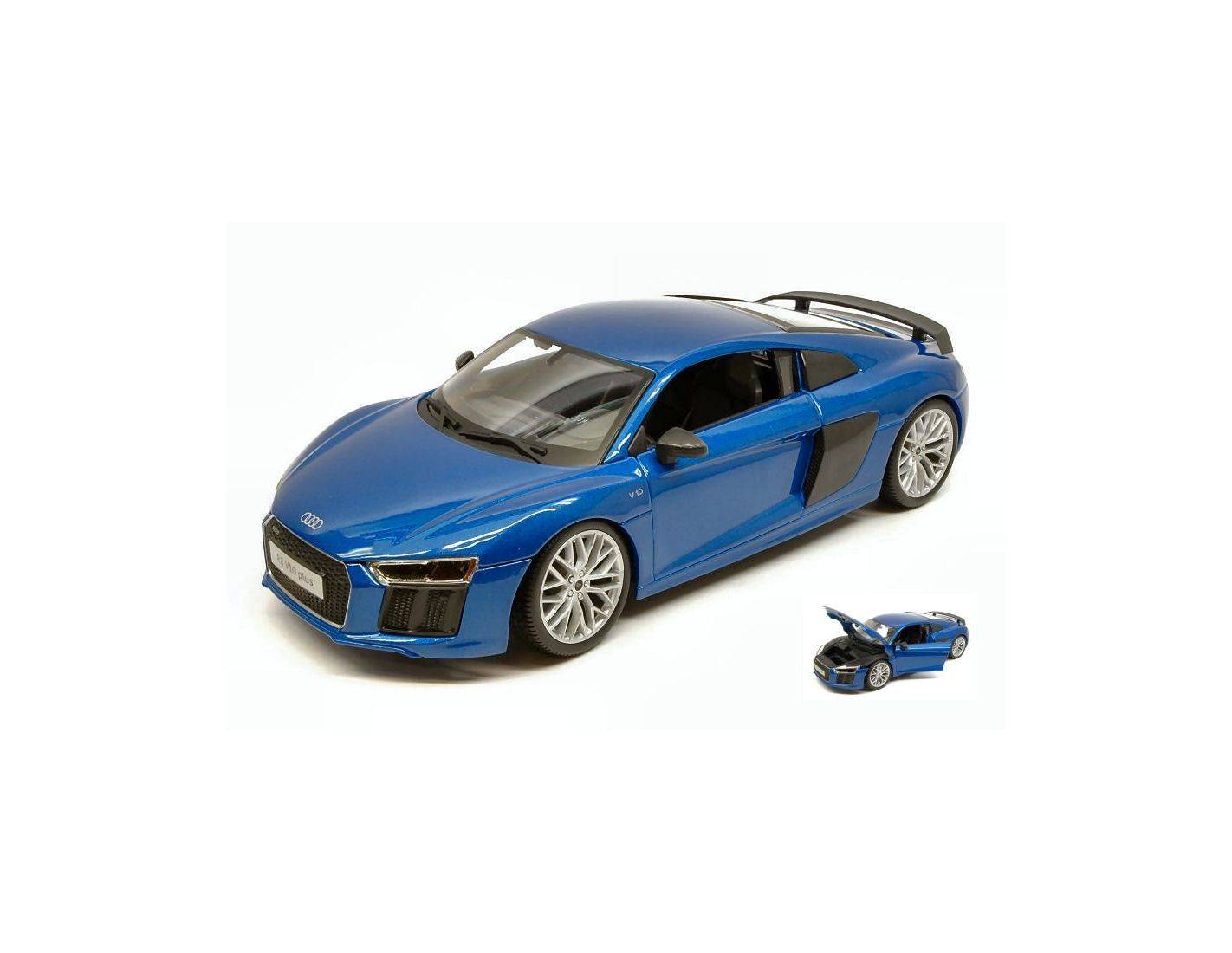 Maisto MI36213B AUDI R8 2015 METALLIC BLUE 1:18 Modellino