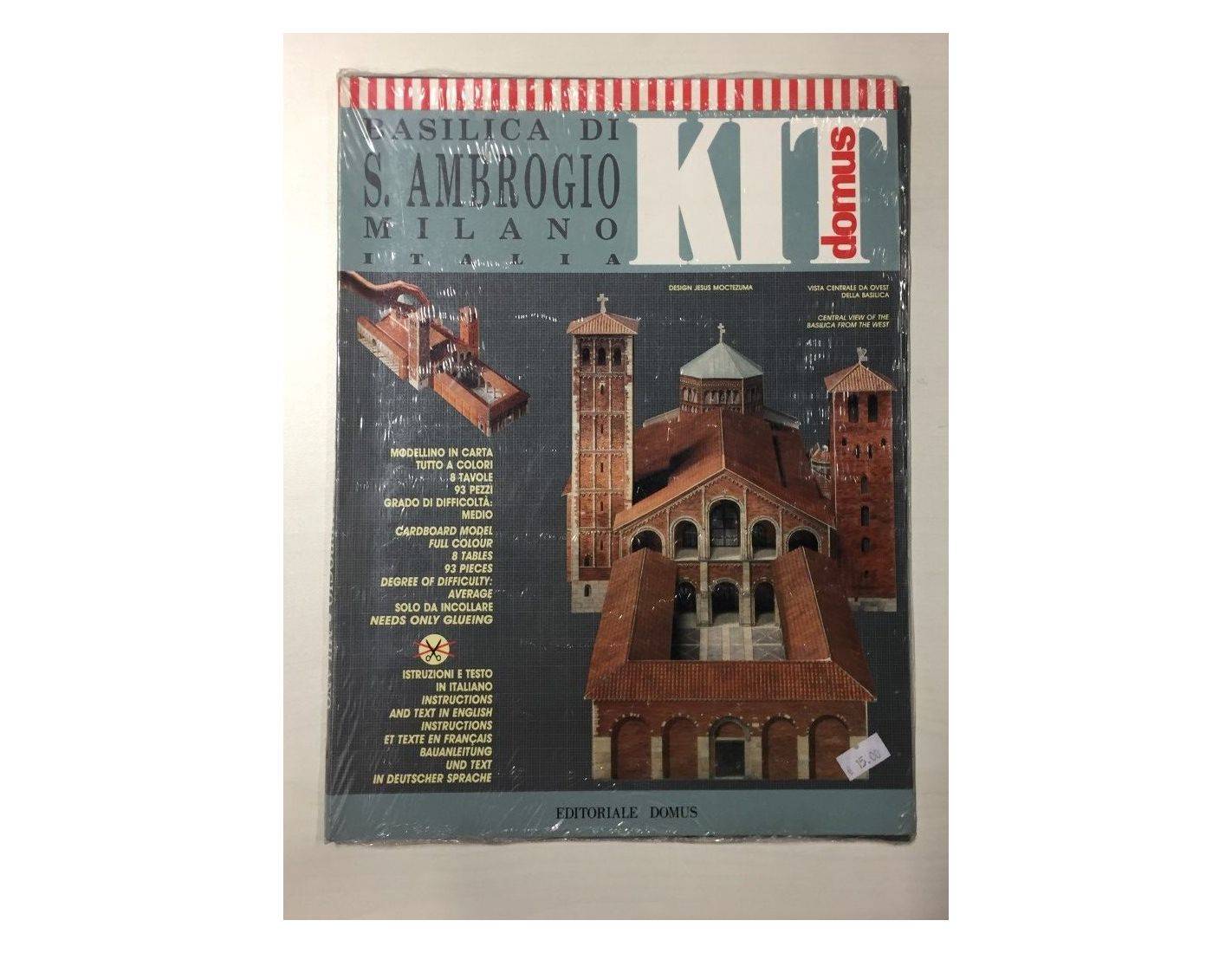 Domus Kits Basilica S.Ambrogio Milano Italia 1:100 Kit Modellino