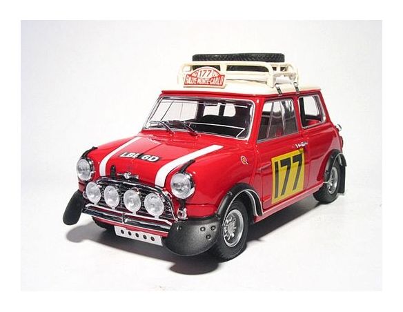 Kyosho 08102RR Morris Mini Cooper S Mk-1 1967 Monte Carlo Rally Winner ...