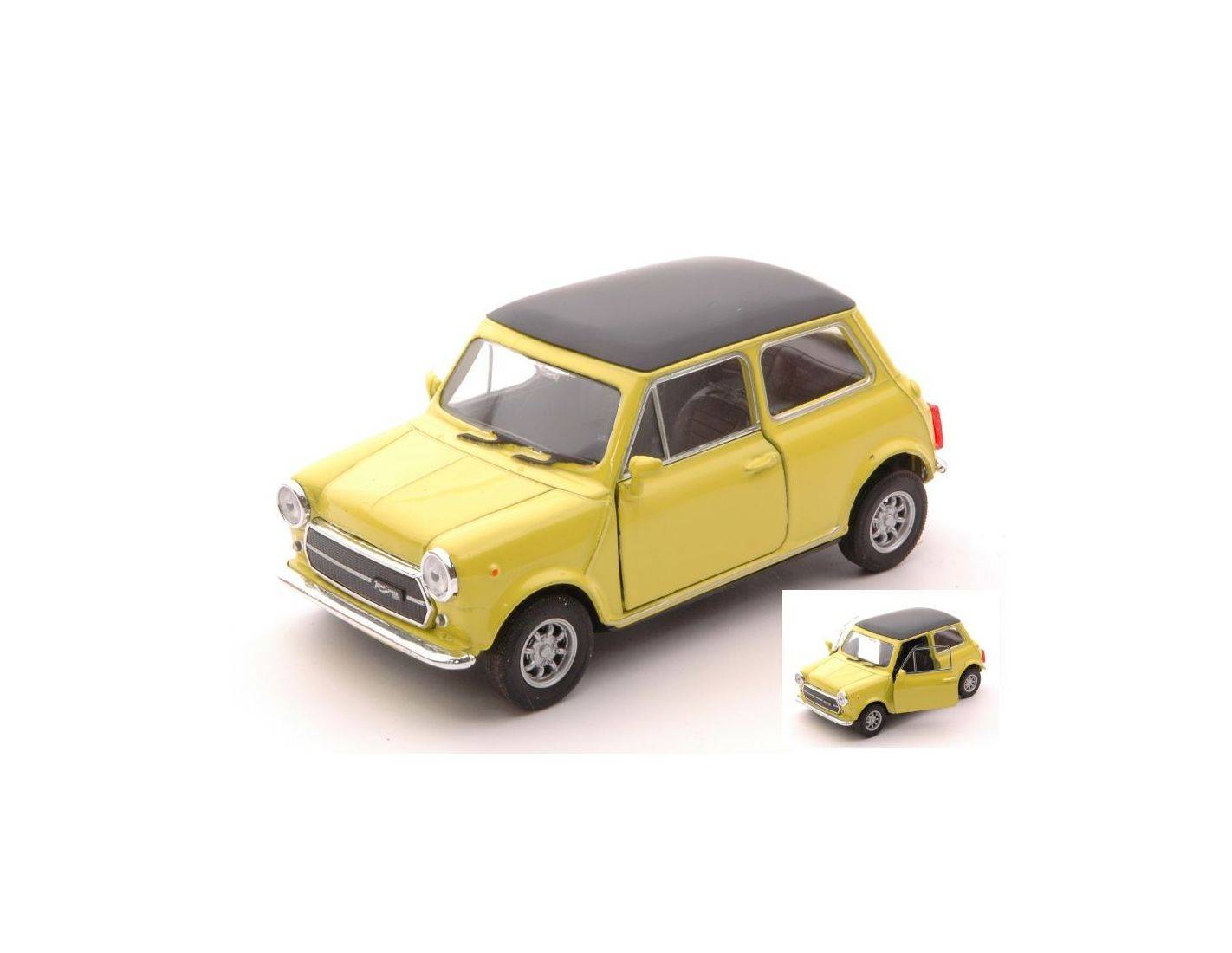 Welly WE43609WY MINI COOPER 1300 YELLOW/BLACK cm 11 Modellino
