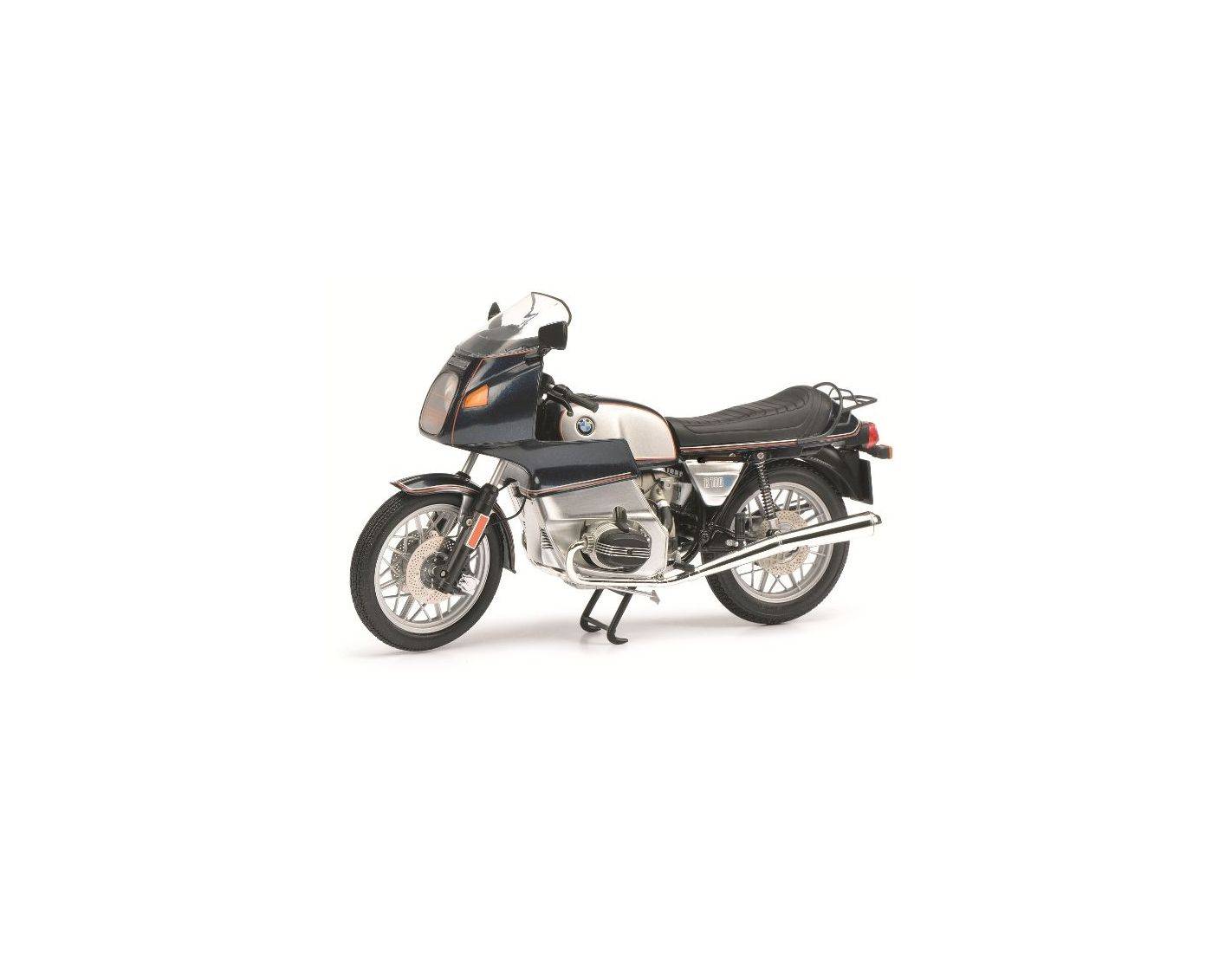 Schuco SH6508 BMW R 100 RS BLUE/SILVER 1:10 Modellino