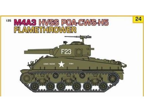 Dragon 9124 FLAMETHROWER Model 1:35 Kit Militari