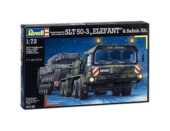 Revell 03145 SLT50-3 ELEFANT & SaAnh. 52t 1:72 Kit Modellino