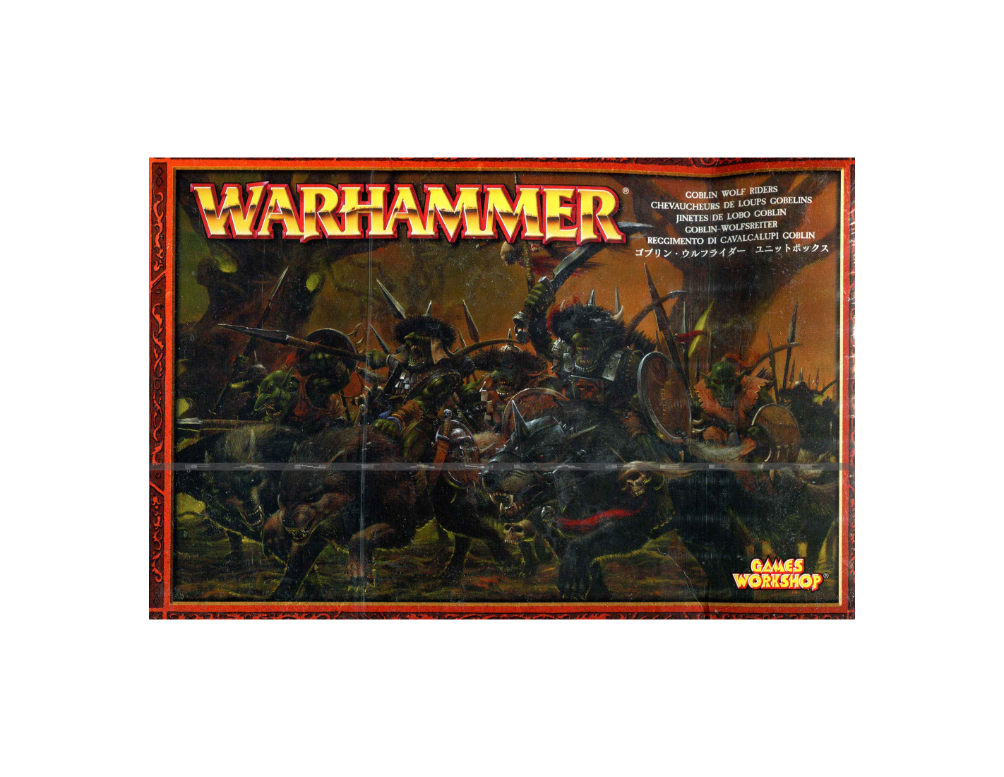 Games Workshop Warhammer 89-11 GOBLIN WOLF RIDERS Personaggi