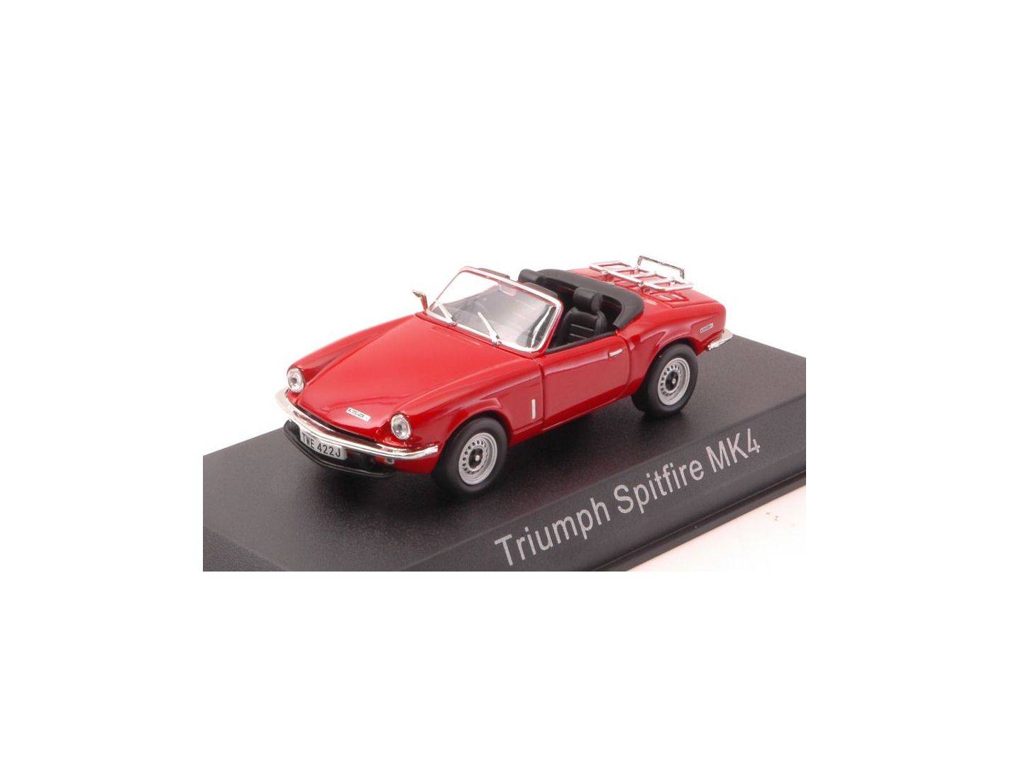 Norev NV350098 TRIUMPH SPITFIRE MK4 1972 PIMENTO RED 1:43 Modellino