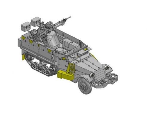 Dragon D3586 IDF M3 HALFTRACK W/TCM-20 KIT 1:35 Modellino
