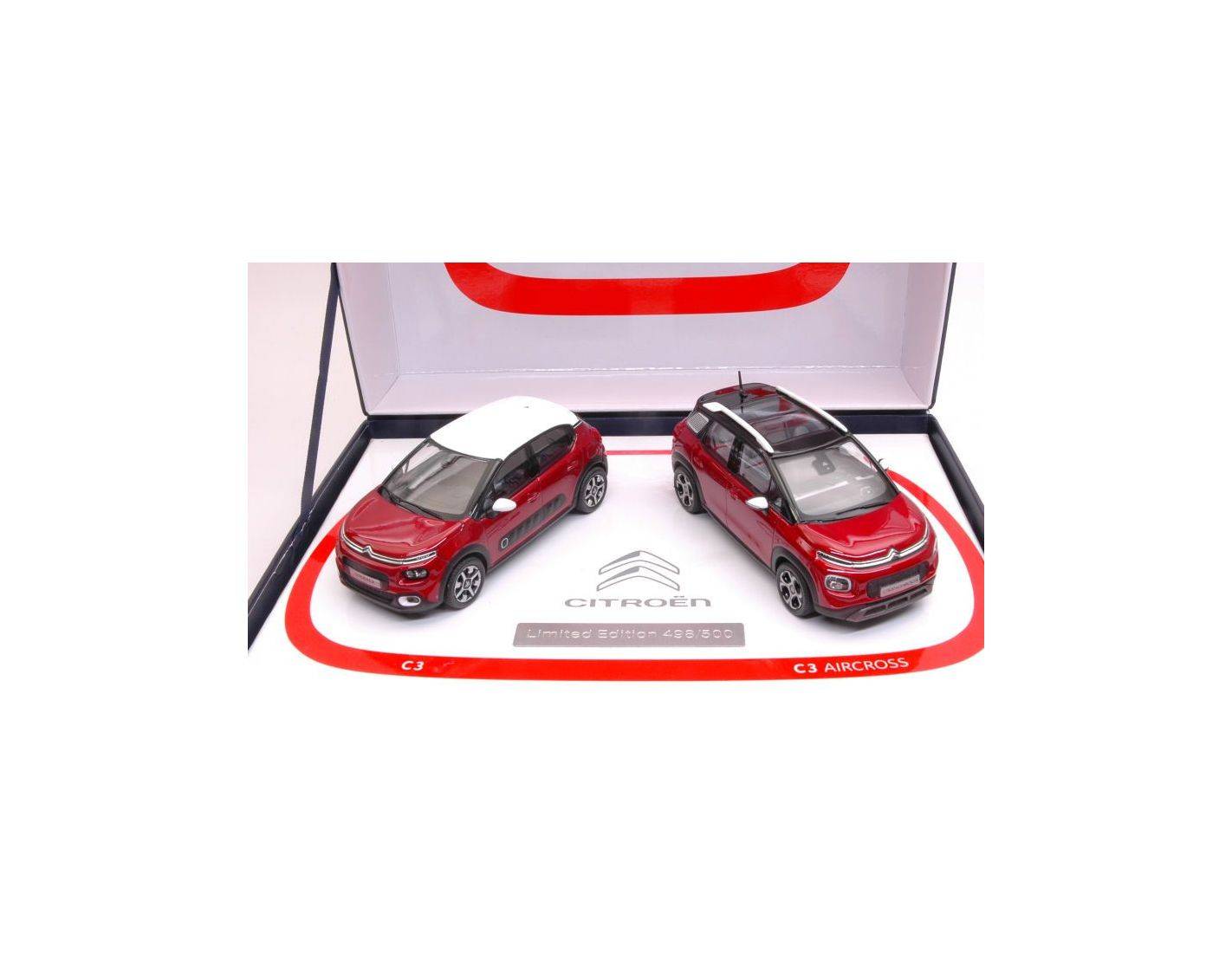 Norev NV155329 COFFRET CITROEN C3 & C3 AIRCROSS 2017 LIMITED ED.500 PCS ...