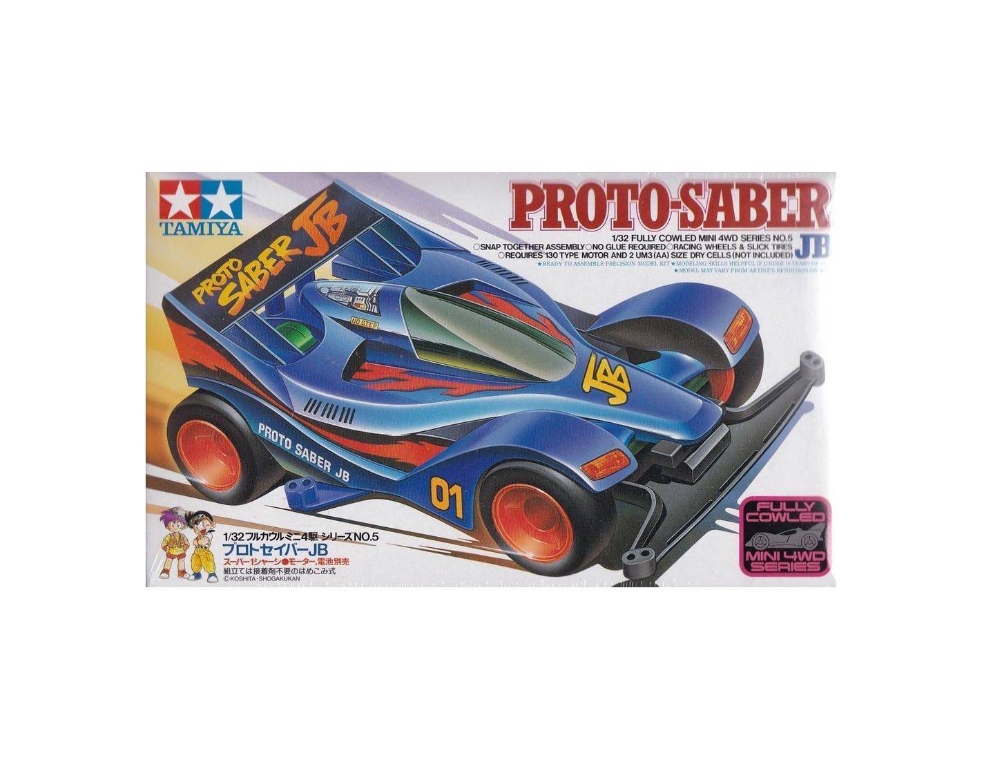 TAMIYA MINI 4WD 19405 PROTO SABER JB 1:32 KIT Modellino