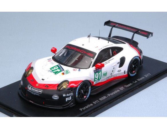 Spark Model S5833 PORSCHE 911 RSR N.91 21th LM 2017 LIETZ-MAKOWIECKI -PILET 1:43 Modellino
