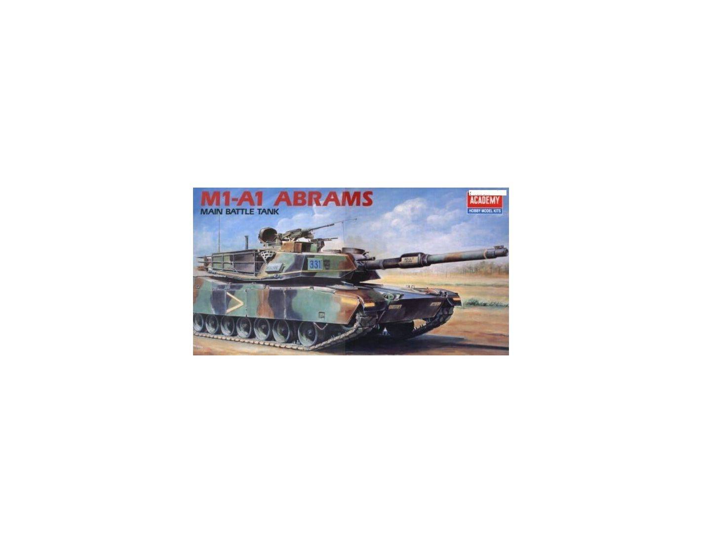 ACADEMY 1345 M1-A1 ABRAMS MAIN BATTLE TANK 1:35 Kit Modellino